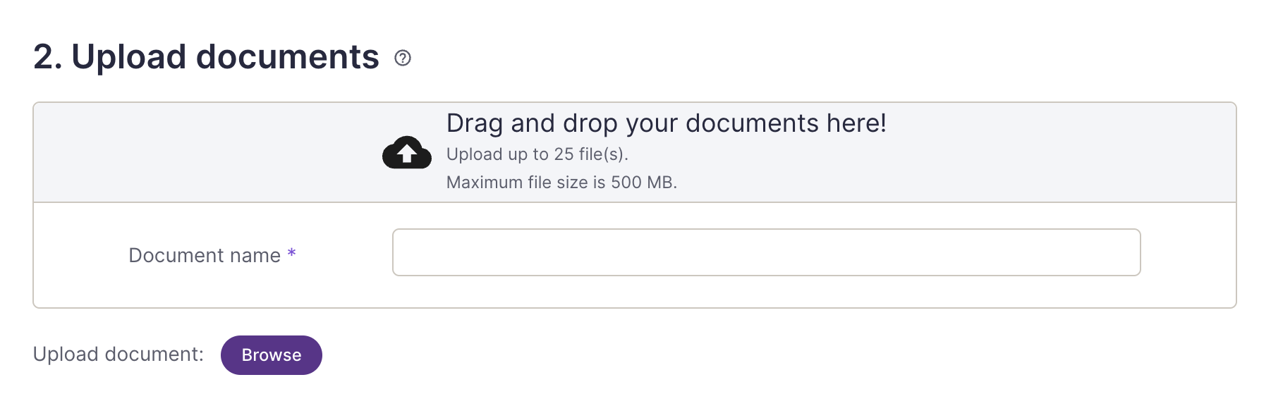 How to upload and sign a document – Support